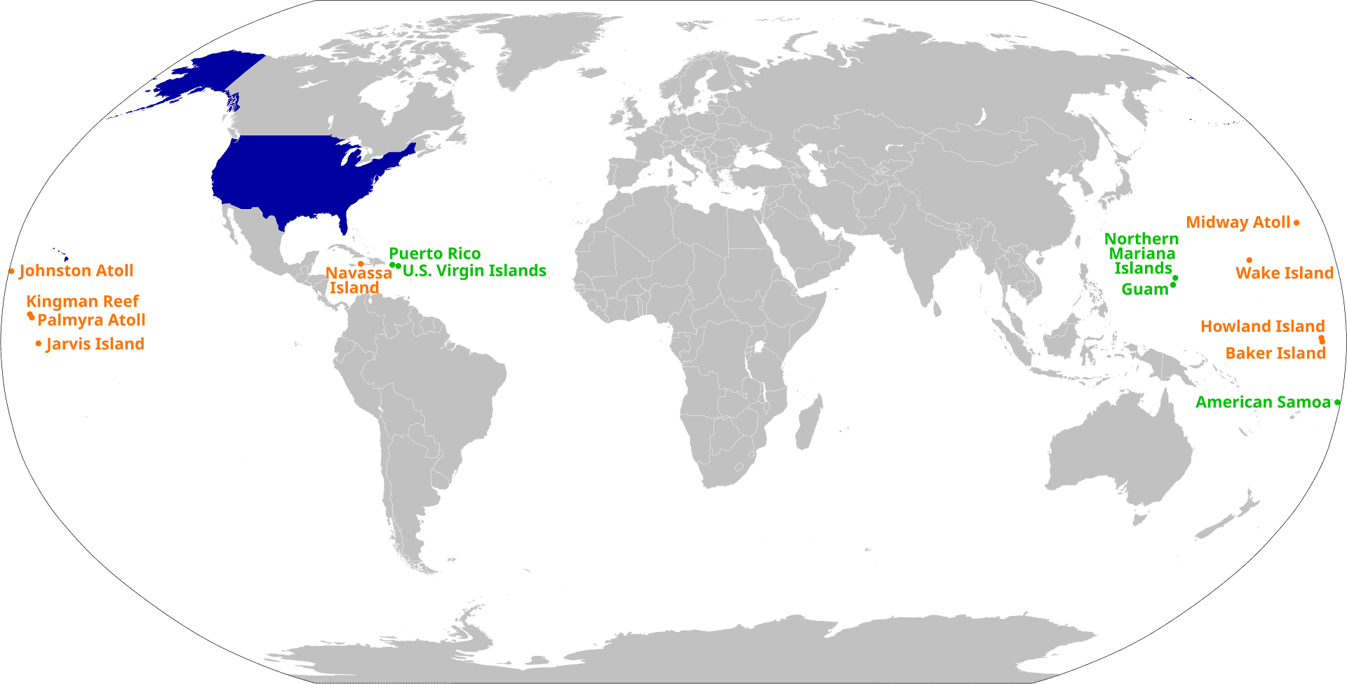 U.S. Territories - 50 States